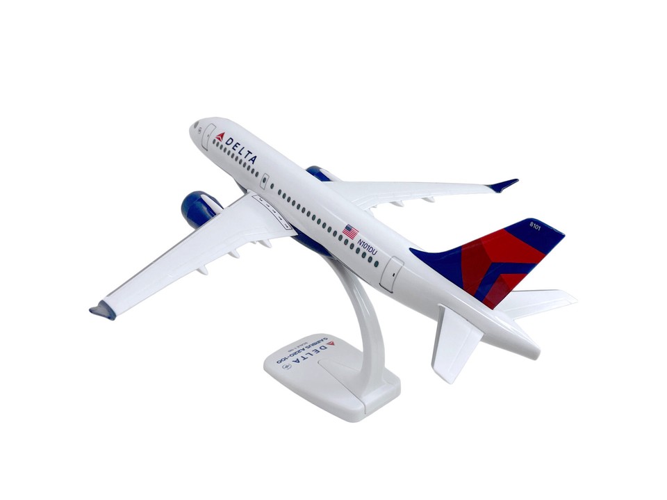 Flight Miniatures Delta (07-Cur) A220-100 1:100 Scale Model Airplane | eBay