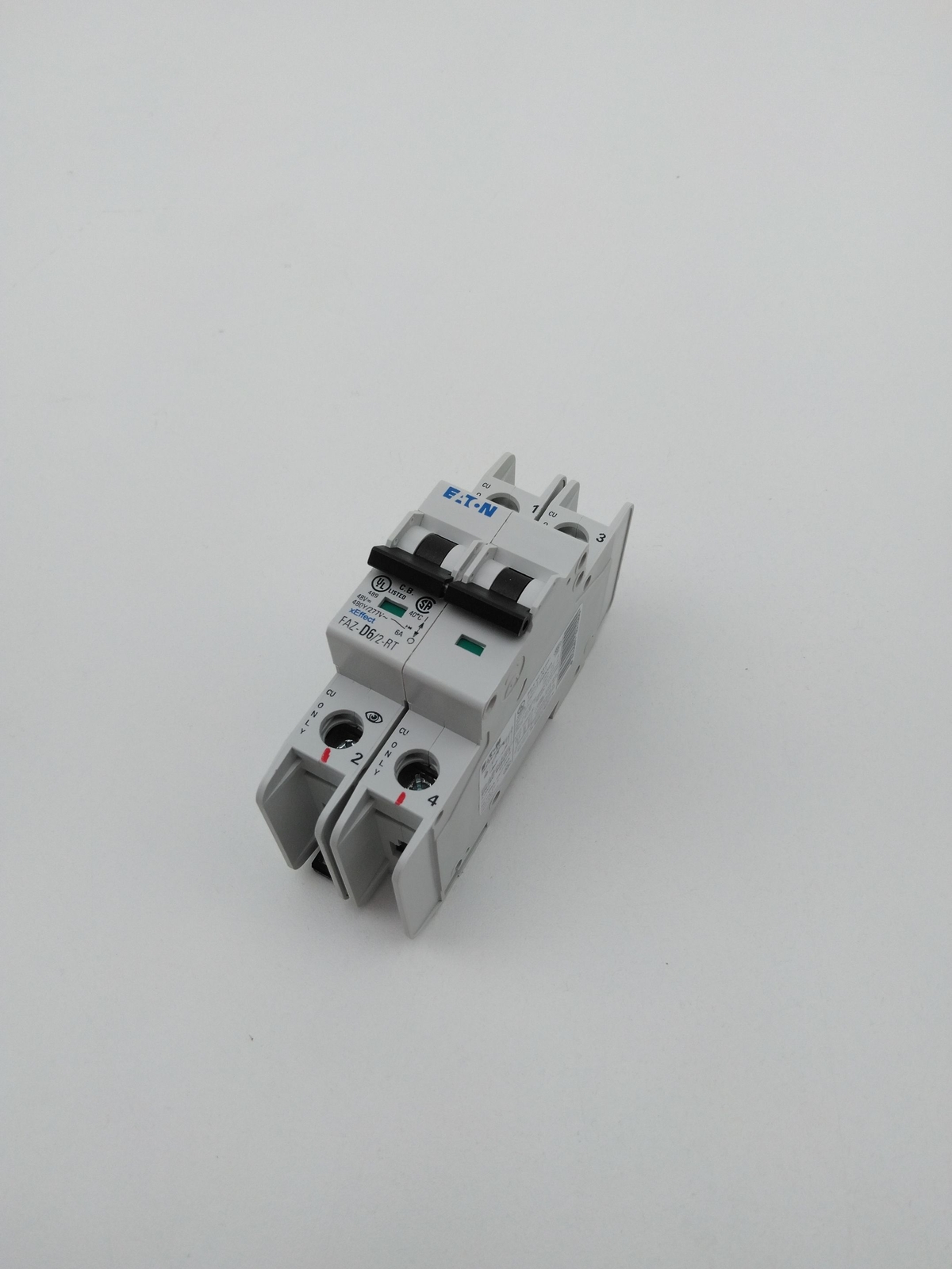Eaton NSB FAZ-D6/2-RT DIN Rail Breaker FAZ 2P 6A 480Y/277V for sale ...