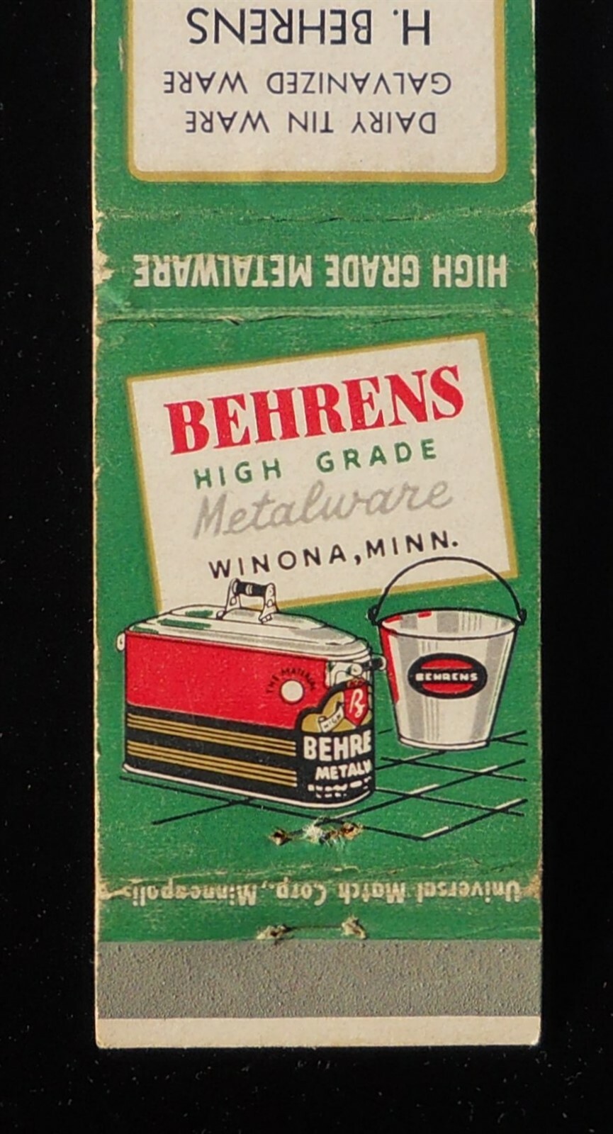 1950s Behrens Metalware Dairy Tin Ware Galvanized H. Behrens Mfg. Co ...
