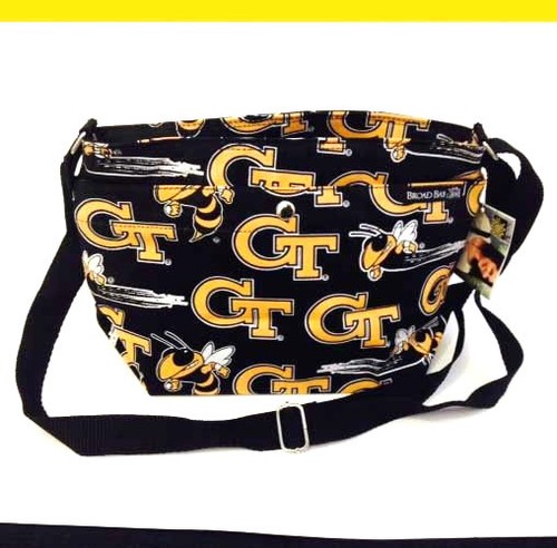 NEW Georgia Tech Yellow Jackets Sport Purse Handbag Tote Ladies Gift ...