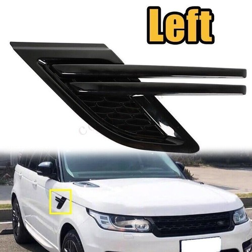 For Range Rover Sport 2014-2017 Left Side Glossy Black Fender Air Vents ...