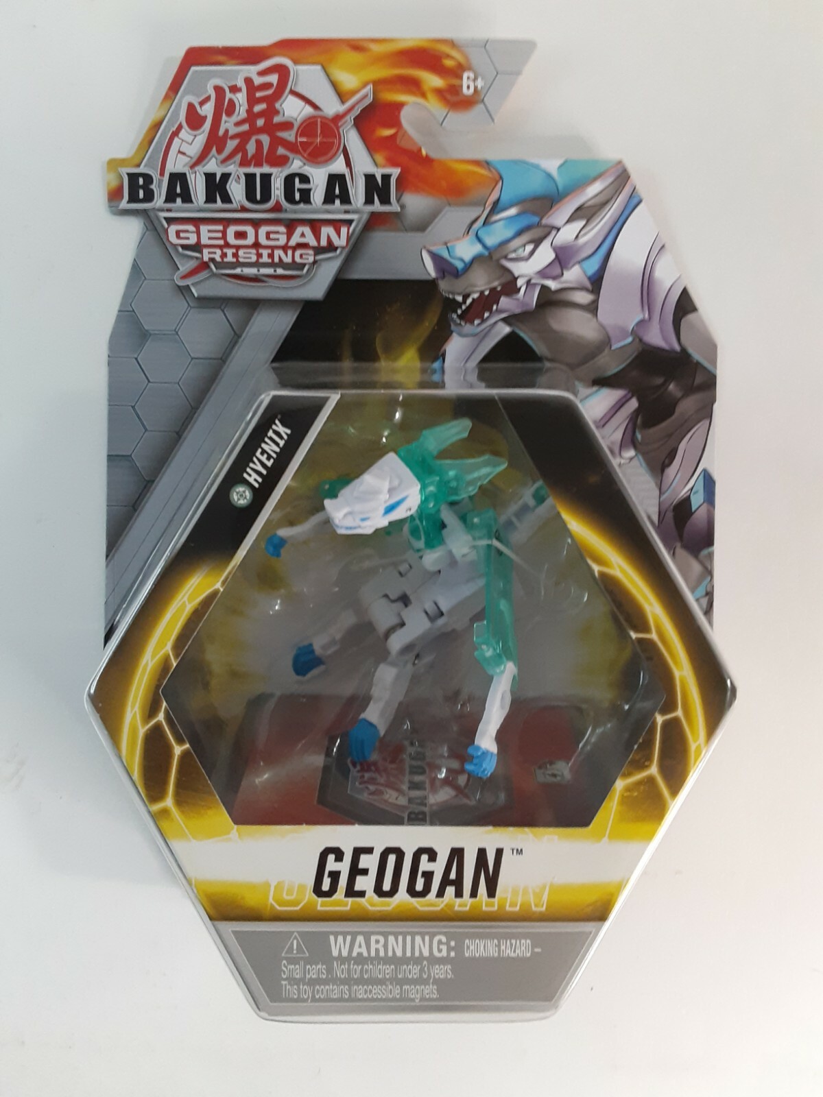 Bakugan Geogan Rising Hyenix Geogan White Rare | eBay