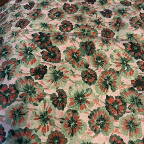 1/2 YD Cute As A Button Flower Floral Ro Gregg Fabric Cotton Quilt ...