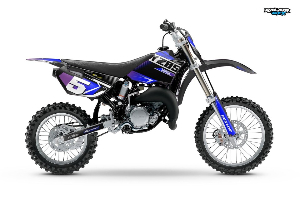 Graphics Kit for Yamaha YZ85 (2002-2014) YZ 85 Turbo Series - Purple ...