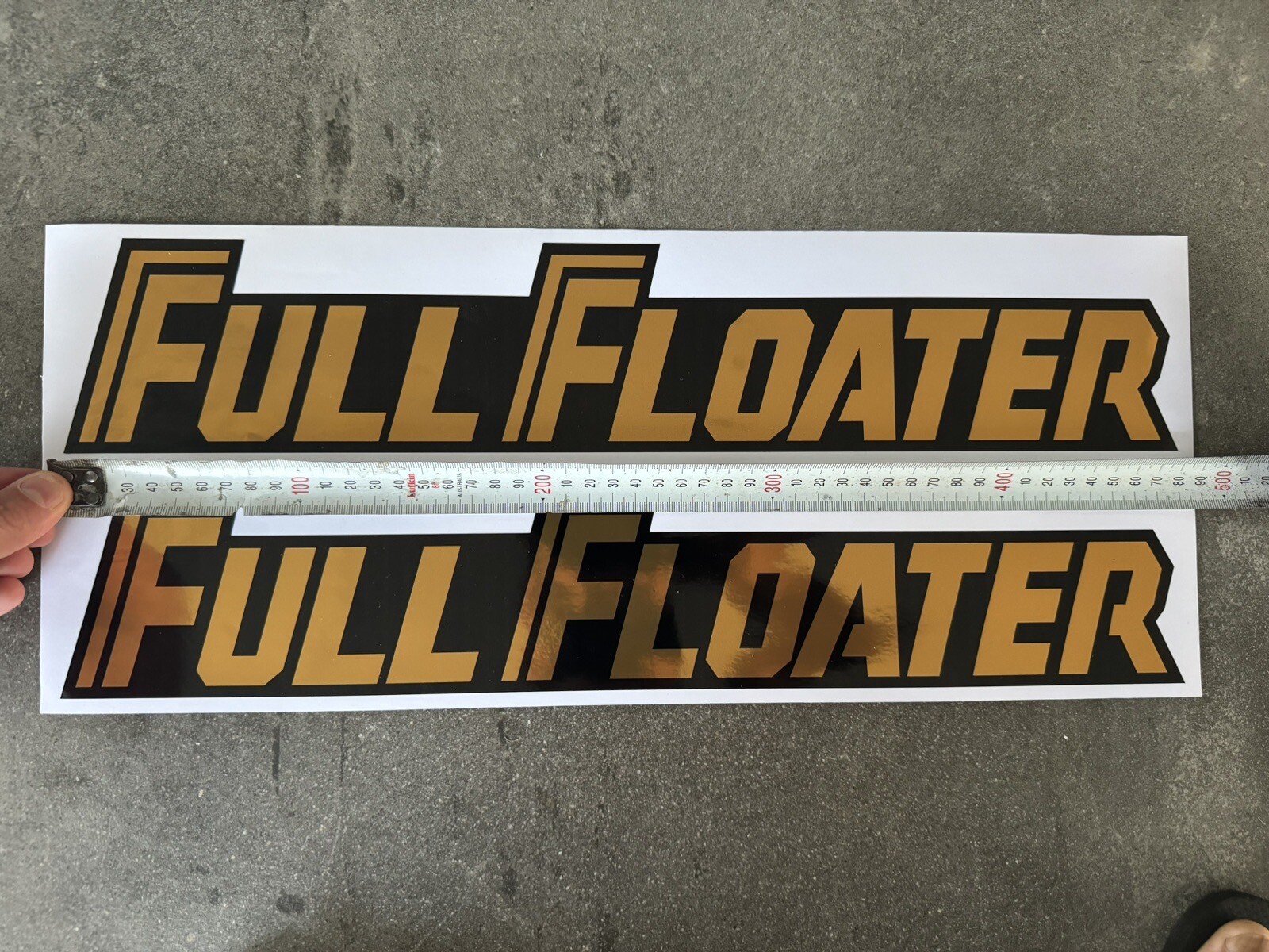 Suzuki RM125 1985 Full Floater Toolbox Decals / Stickers LARGE (480mm X ...