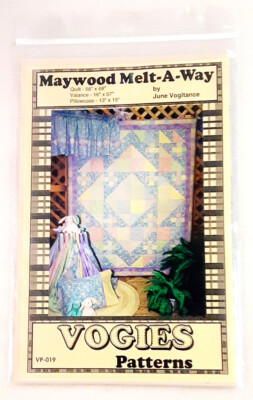 1998 Quilt Pattern - Vogies Patterns VP-019 w/ matching Valance ...