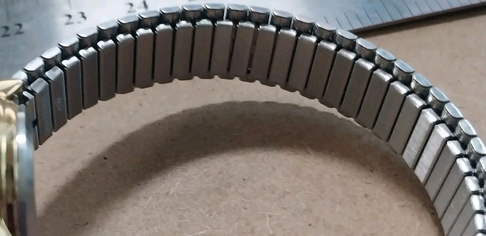 Timex Indiglo Date Quartz Watch T2H491 SS Flex Band New Battery | eBay