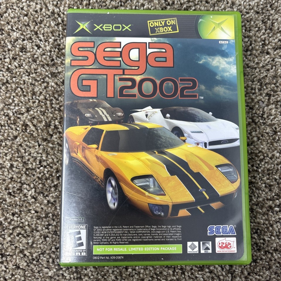 JSRF Jet Set Radio Future & Sega GT 2002 Original Microsoft Xbox CIB ...