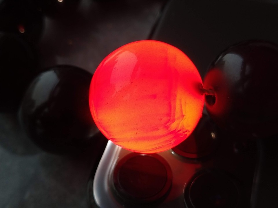 Antique Bakelite Beads Cherry Amber Faturan 101.2 grams. | eBay