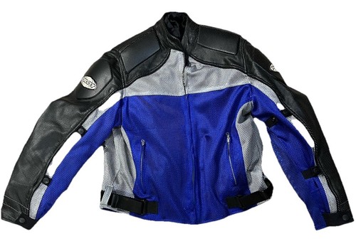 Pilot Motorcycle Padded Removable Liner Summer Mesh Riding Jacket XXL ...