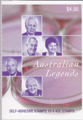 2002 Australian Medical Legends Stamp Booklet (SB149) - Philatelic ...