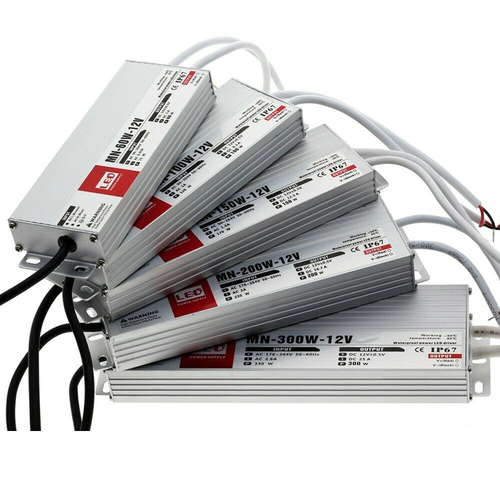 AC 240V to DC 12V - IP67 LED Driver Switch Power Supply Transformer for ...