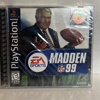 Madden NFL 99 Sony PlayStation 1, July 31 1998 Release Brand New Sealed ...