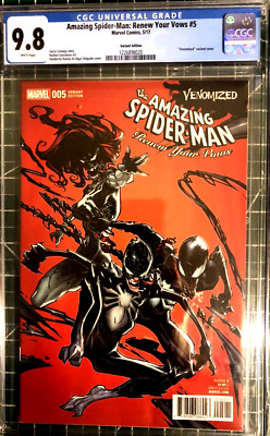 Amazing Spider-Man:Renew Vows #5 Marvel 2017 CGC 9.8 Venomized Variant ...