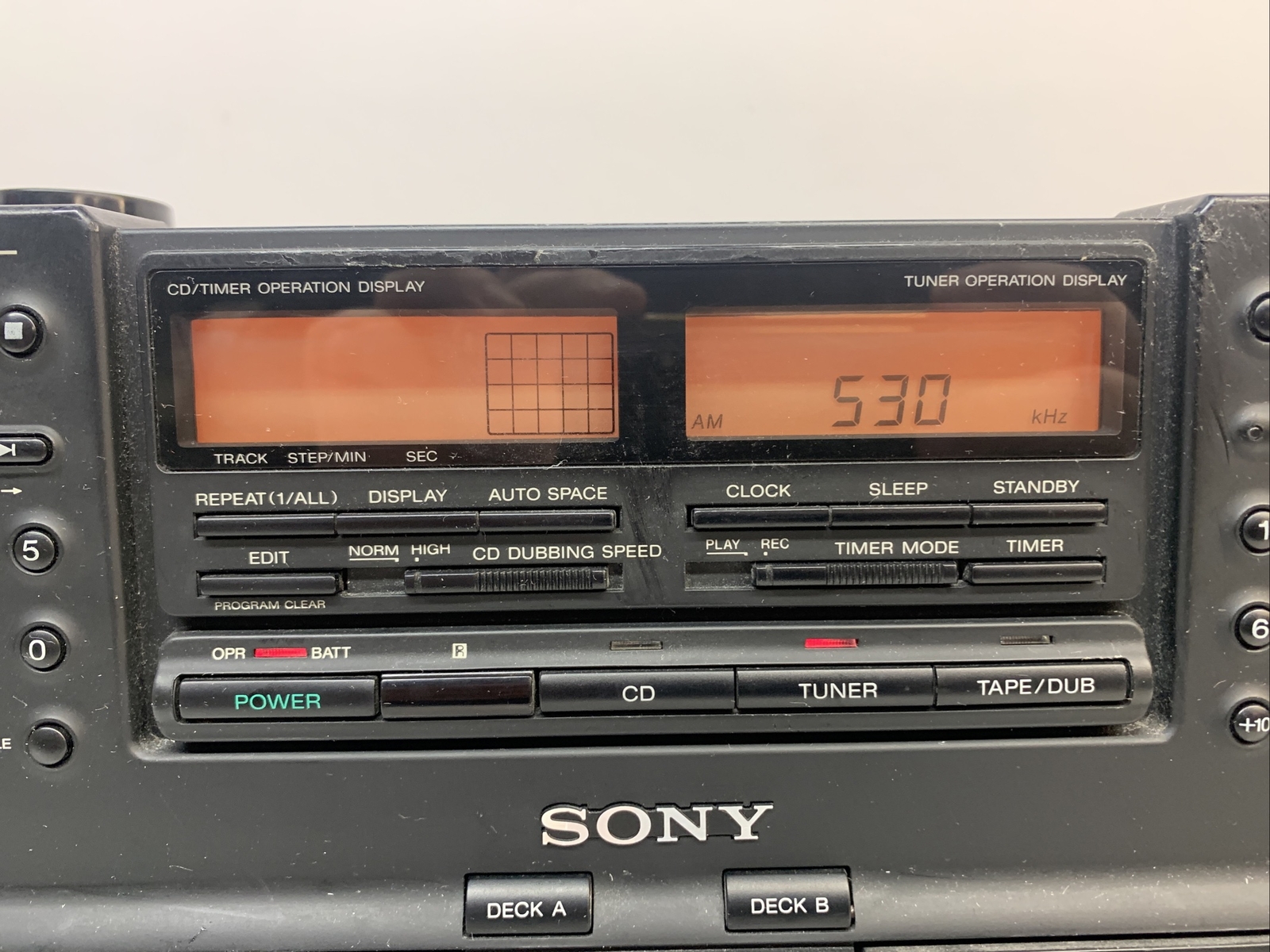 Sony CFD-770 Portable Boombox Stereo CD Radio Mega Bass AS IS | eBay