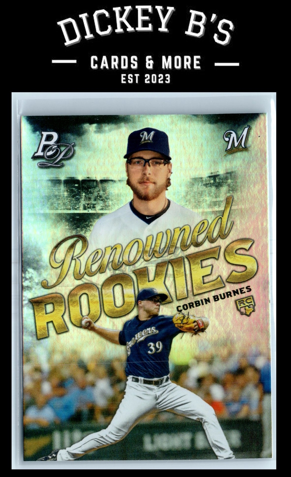 2019 Bowman Platinum Renowned Rookies #RR-14 Corbin Burnes Milwaukee ...
