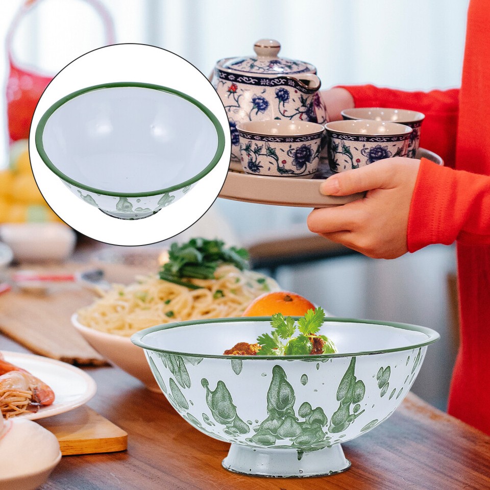 2 Pcs Stitch Ramen Bowl Microwave Enamel Bowls Premium Material | eBay
