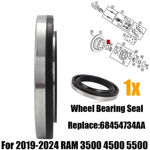 For 19-24 RAM 3500 4500 5500 Wheel Bearing Seal Pickup #68454734AA Seal ...