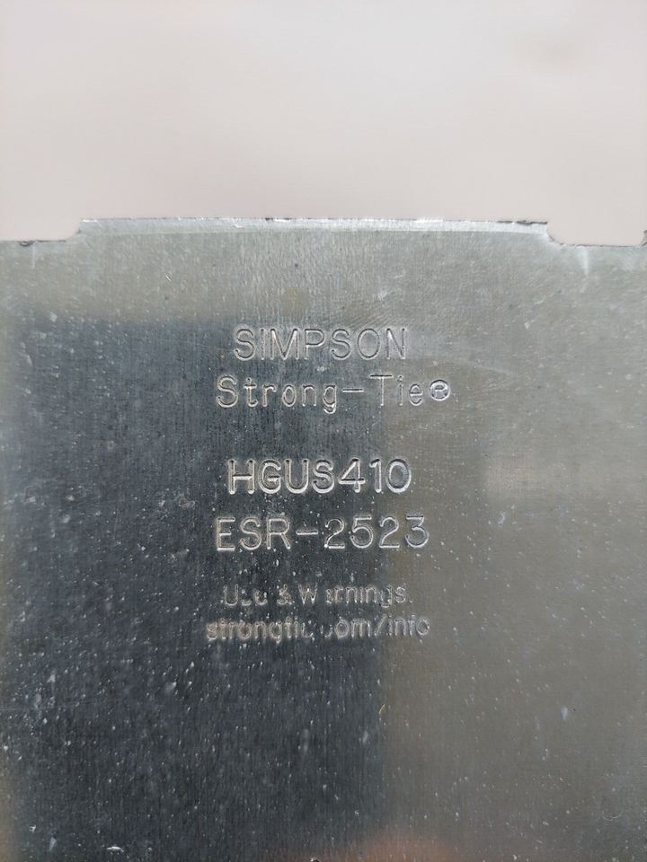 Joist Hanger Simpson Strong-Tie HGUS410/ ESR-2523, Heavy Duty 4"x10 ...