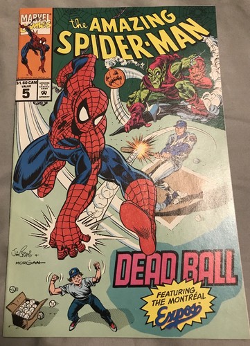 Marvel Amazing Spider-Man Dead Ball Canadian Comic Book 1993, Montreal ...