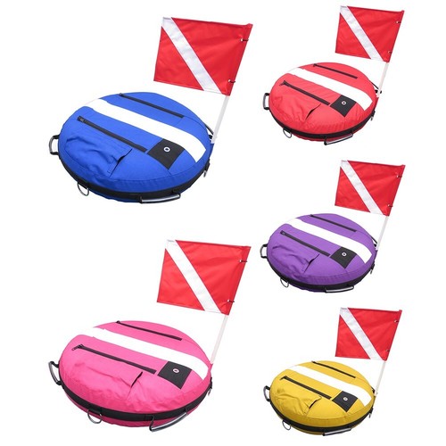 Scuba-Diving Training Buoy Freediving Flag Float Marker Inflatable Dive ...