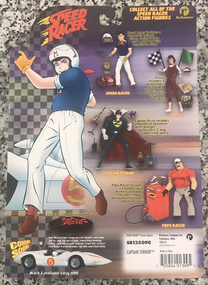 1999 ReSaurus Speed Racer “Captain Terror”, Series One, Brand New | eBay