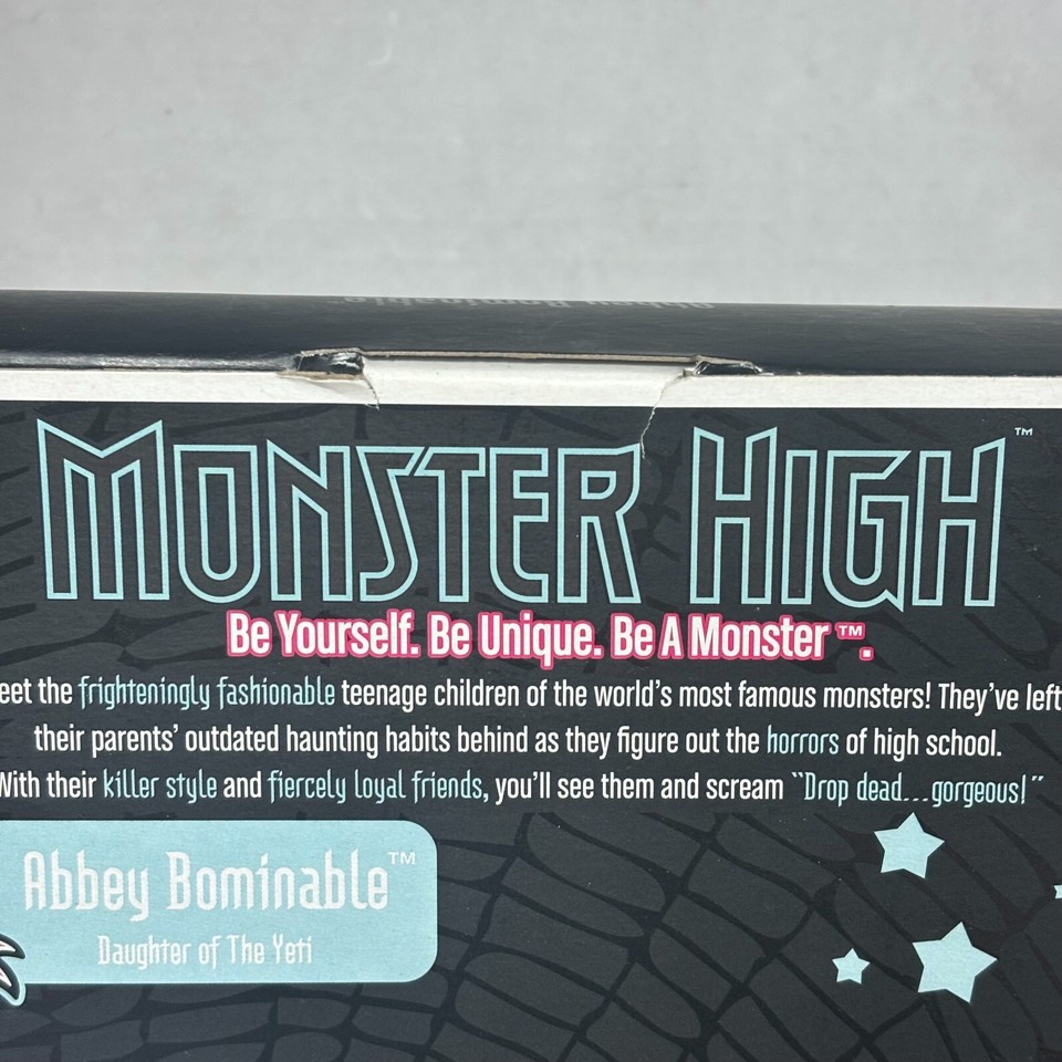 Monster High Doll Abbey Bominable & Shiver First Wave Original Release ...