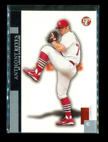 2005 TOPPS PT COMMON BASE Baseball Trading Card #126 ANTHONY REYES ...