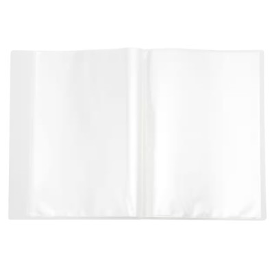 MUJI Polypropylene slim clear holder A4 size /20 pockets | eBay