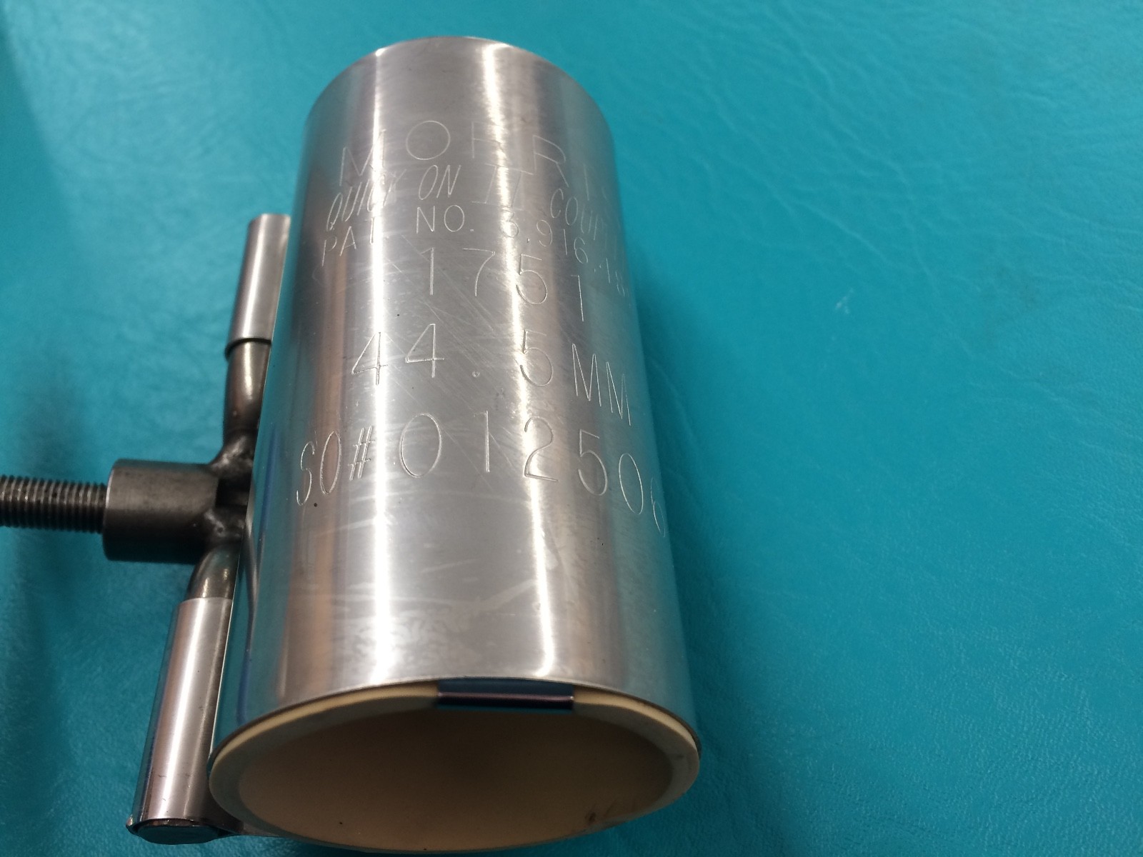 2 Morris Quick On II Coupler 1751 Stainless Steel Band Clamp Pipe ...