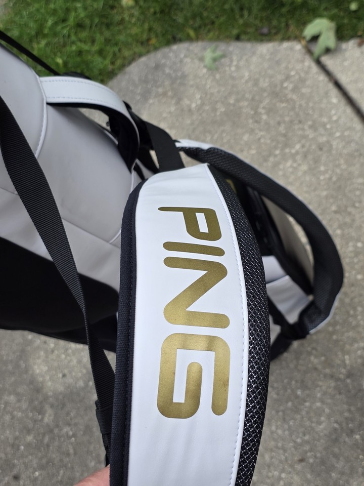 Ping Limited Edition PLD Hoofer Tour 244 Black/Gold Double Strap Used ...