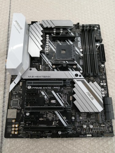 Asus Prime X470-Pro ATX scheda madre socket AM4 DDR4 AMD chipset usato ...