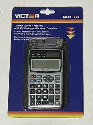 Victor 825 12-digit Calculator PC Link USB Mobile Handheld Calculator New Sealed 447671100729| eBay