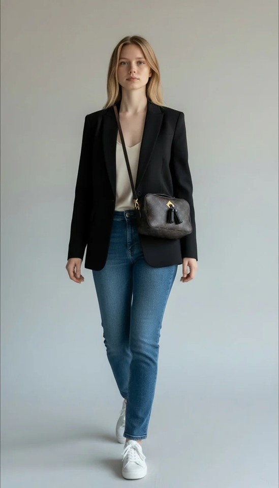 Louis Vuitton Saintonge Monogram Canvas Shoulder Bag Noir Black | eBay