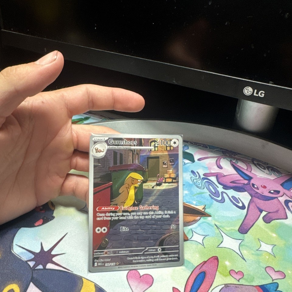 Pokemon Mega Evolution Gumshoos 153/132 Illustration Rare IR NM Full ...