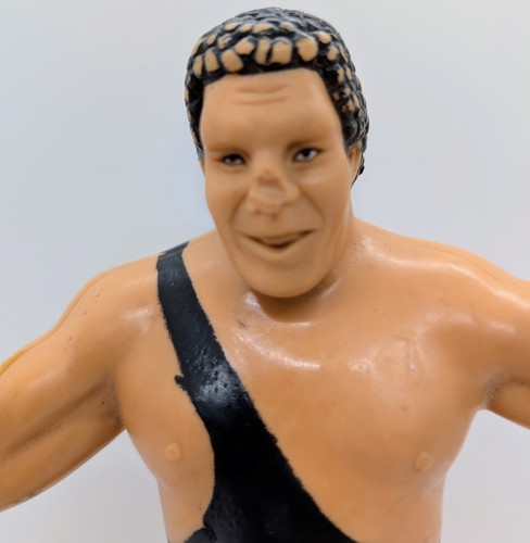 1986 LJN Andre The Giant Black Strap WWF Figure Vintage Rare We Combine ...