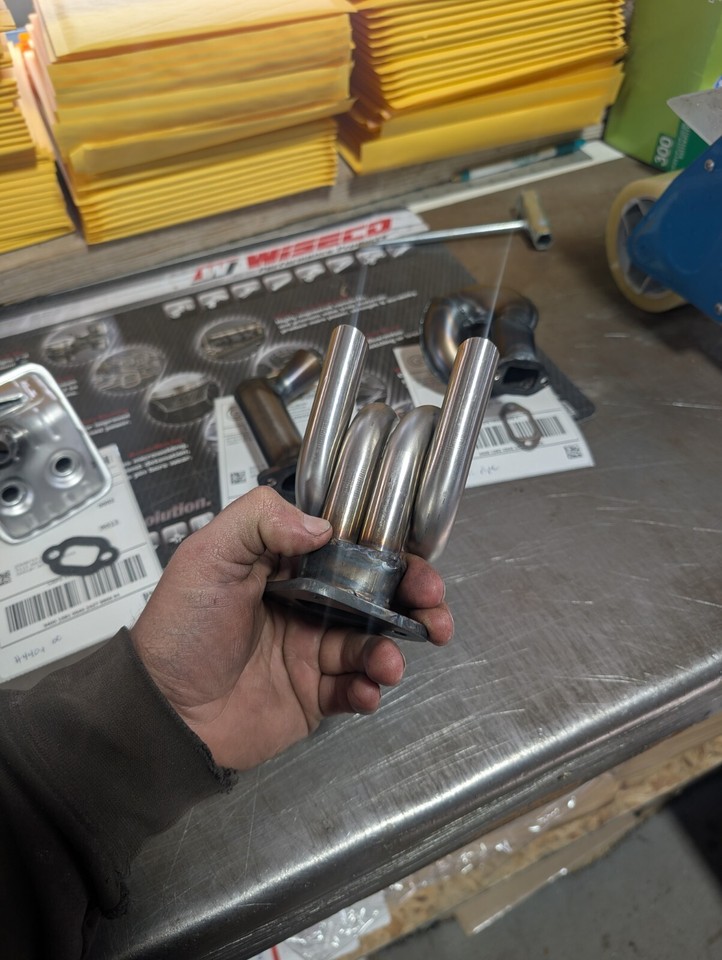 Husqvarna rams horn extreme dual port muffler mod pipe 592XP 592 XP 585 ...