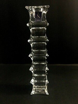 Nachtmann Germany Crystal Pagoda Style Candlestick | eBay