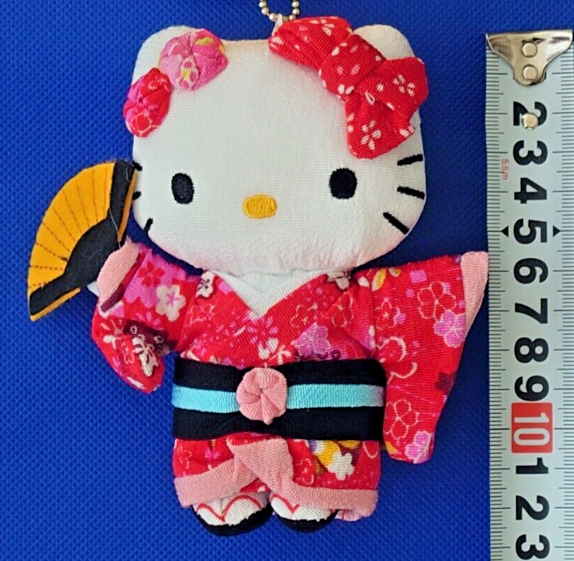 Snrio Hello Kitty with Traditional Japanese Kimono Plush Kyoto (Red ...