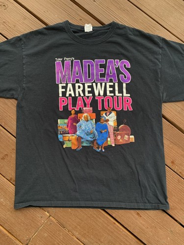 Madea's Farewell Play Tour T Shirt Men’s XL Double Sided Rap Tee | eBay