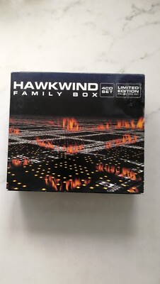 Hawkwind Family Box - Ltd USA 4cd set - Nik Turner - Robert Calvert ...