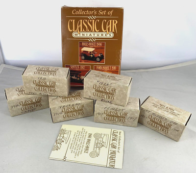 COLLECTOR S SET OF CLASSIC CAR MINIATURES | eBay