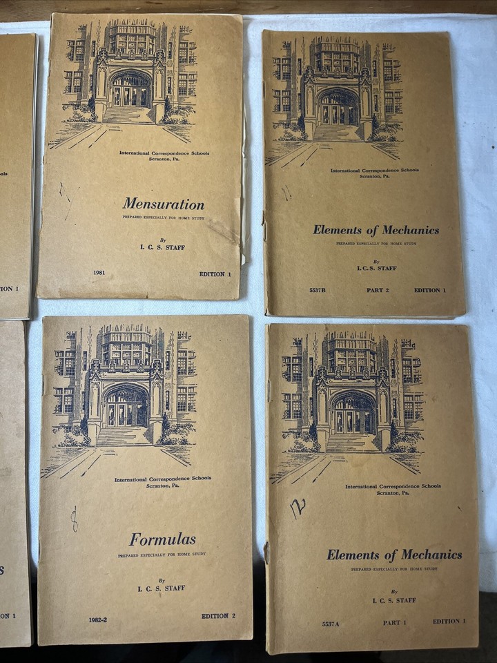 International Correspondence Schools 12 Courses. 1945 - 48 | eBay