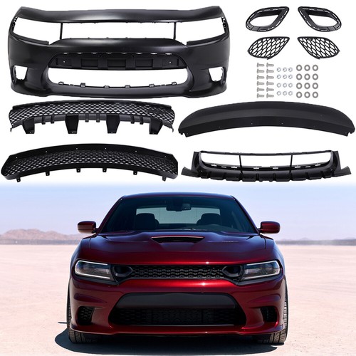For 2015-2023 Dodge Charger SRT Hellcat Style Front Bumper with Air ...