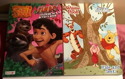 Bendon Disney Jungle Book & Winnie the Pooh Tear & Share Coloring ...