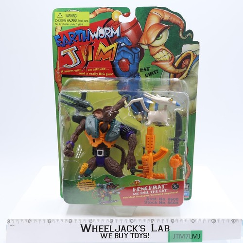 Henchrat Earthworm Jim 1994 Playmates Action Figure NEW SEALED | eBay