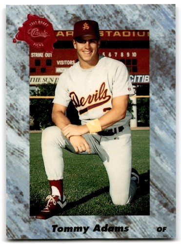 1991 Classic Draft Picks Tommy Adams Seattle Mariners #99 | eBay