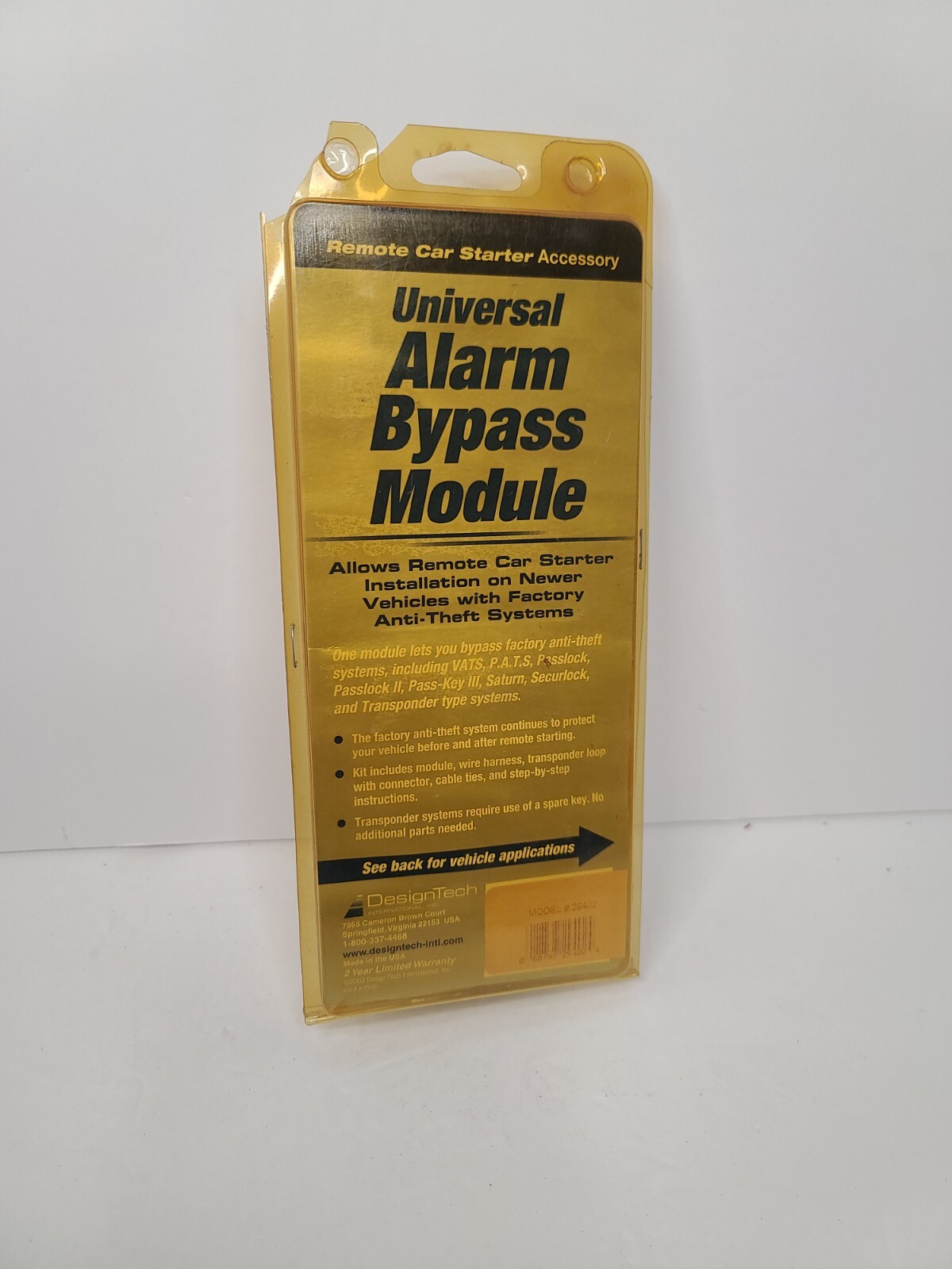 DesignTech Universal Alarm Bypass Module Model#29402 for sale online | eBay