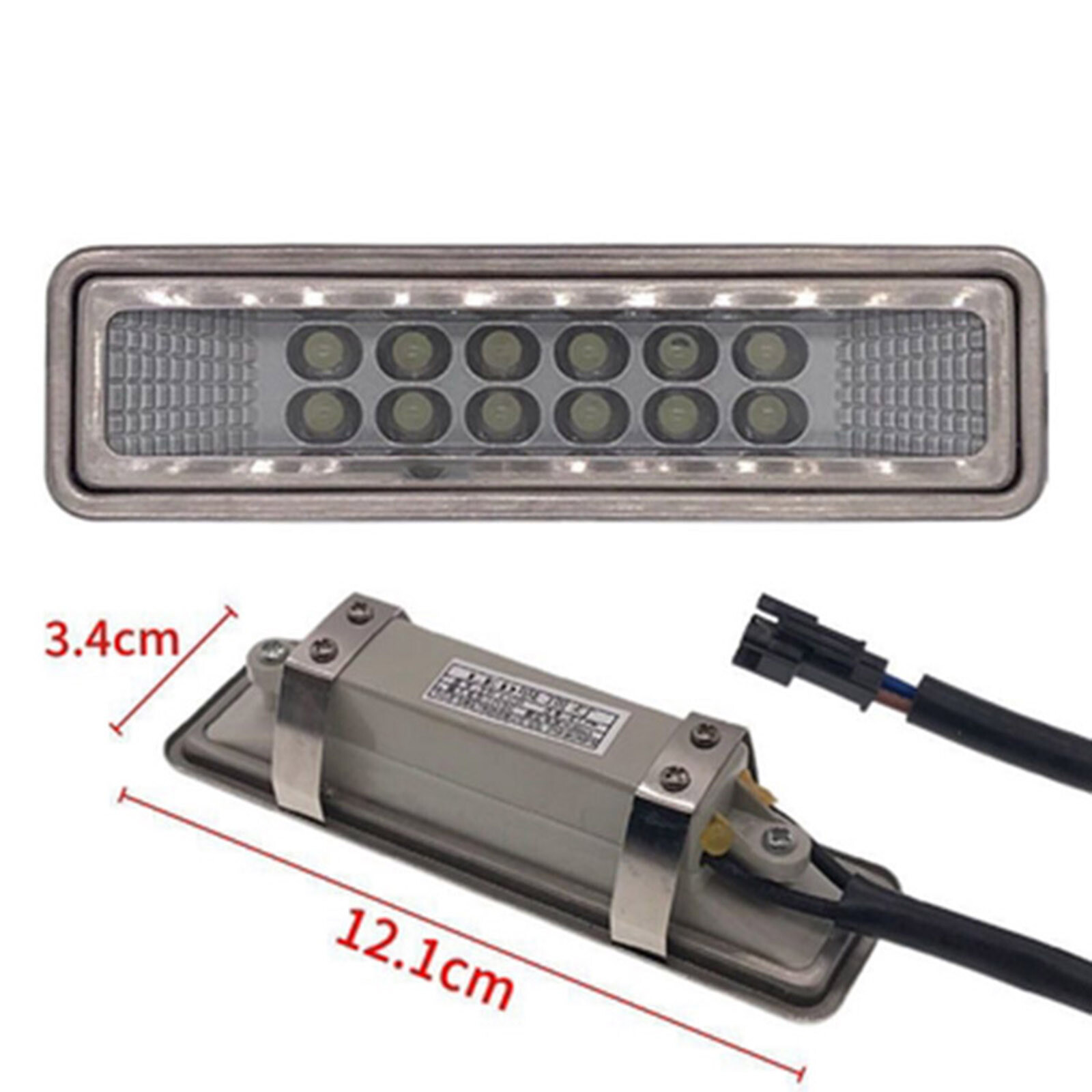 Range Hood LED Cold Light 12-beads Integrated Cooker Lamp DC12V 1.5W ...