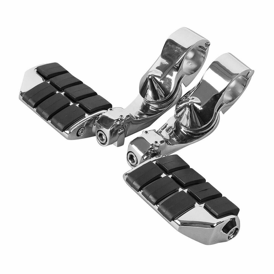 For Harley Davidson Electra Glide Ultra Classic Chrome Highway Pegs ...
